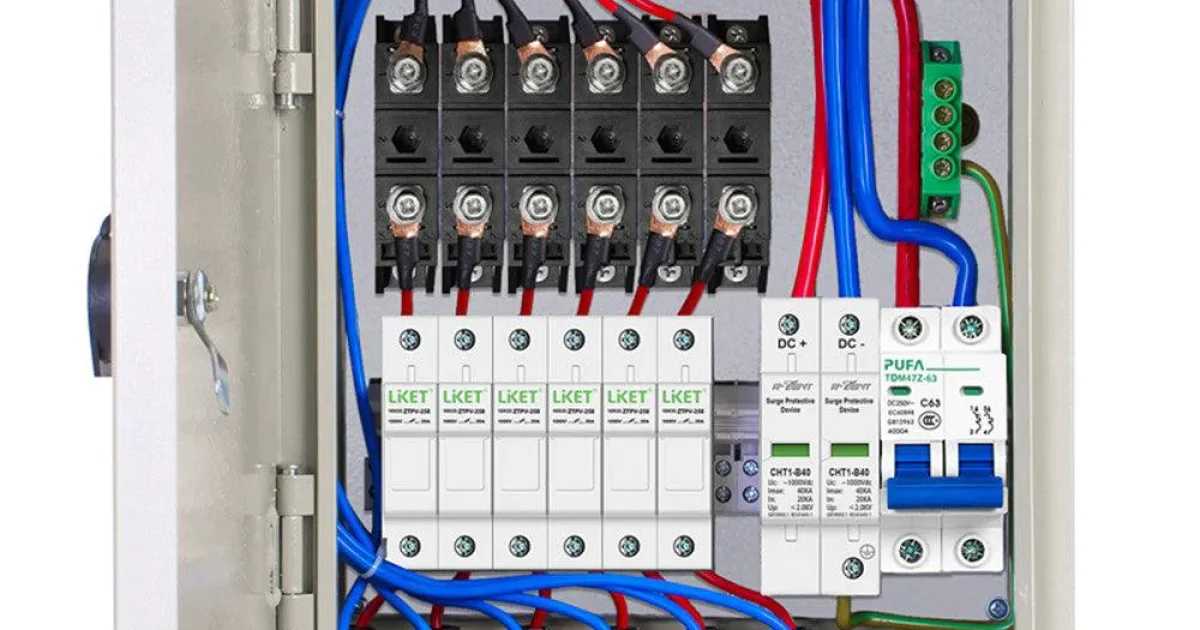 6 String PV Solar Panel Combiner Box | Solar Eco Energy