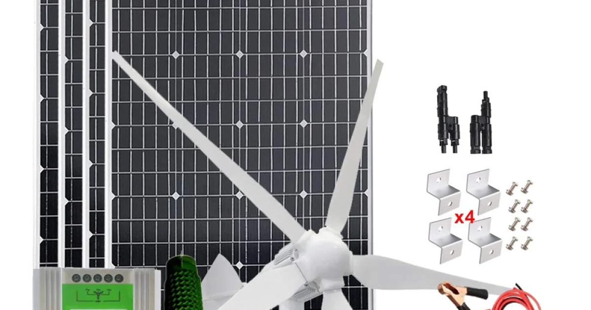 1800W 24V Wind Solar Kit | Solar Eco Energy